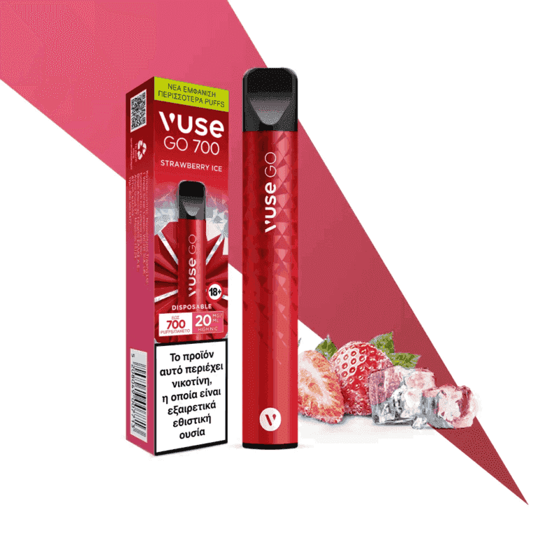 VUSE GO 700 STRAWBERRY ICE 20 mg/ml Nicotina - Vape Viajantes Comprar ...